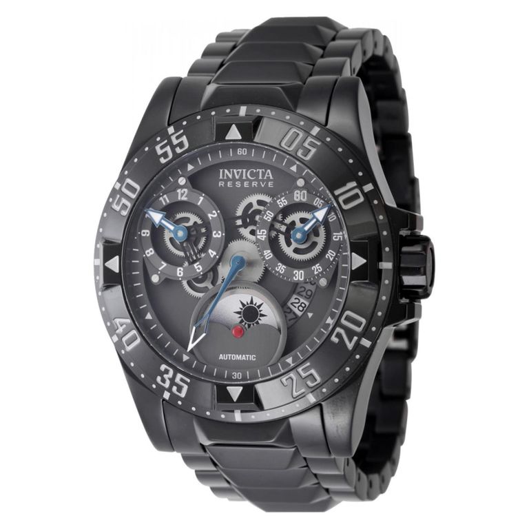 Reloj Invicta Hombre Reserve . Reloj Acero inoxidable Negro INVICTA ...