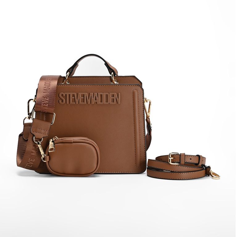 Bolso Steve Madden para Mujer Bevelyn Café STEVE MADDEN | falabella.com