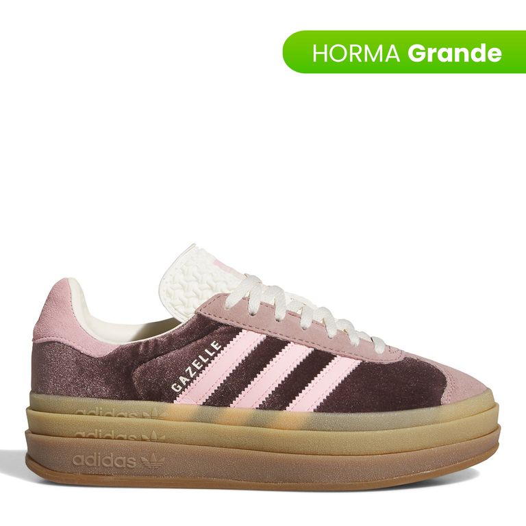 Tenis Adidas Originals Moda Gazelle Bold Mujer Horma Grande ADIDAS ...