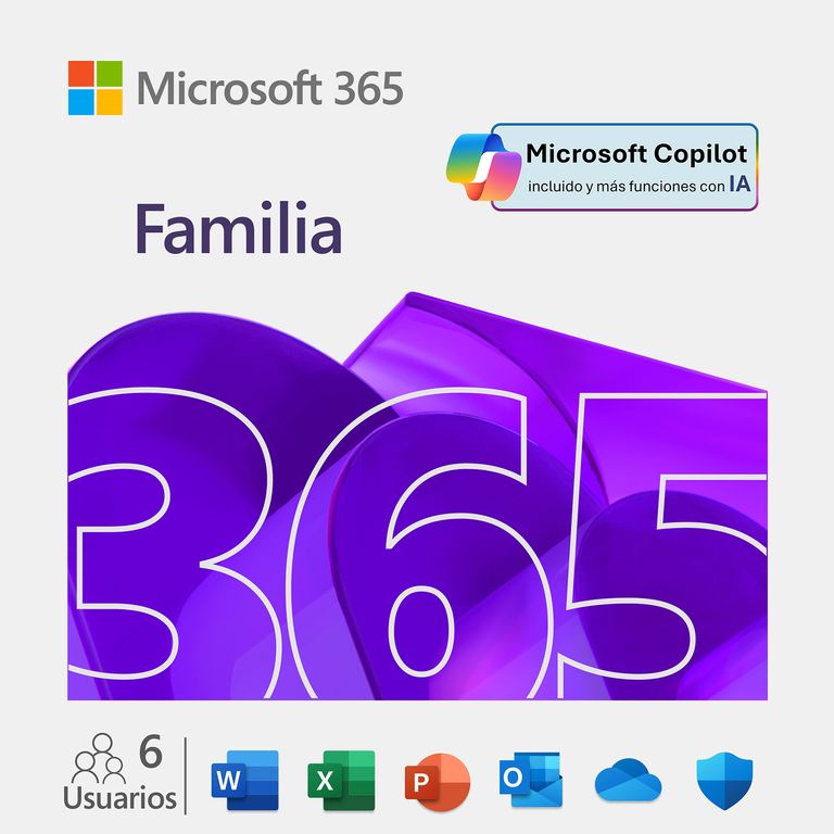 Microsoft 365 Familia | Suscripción de 12 meses, hasta 6 personas ...