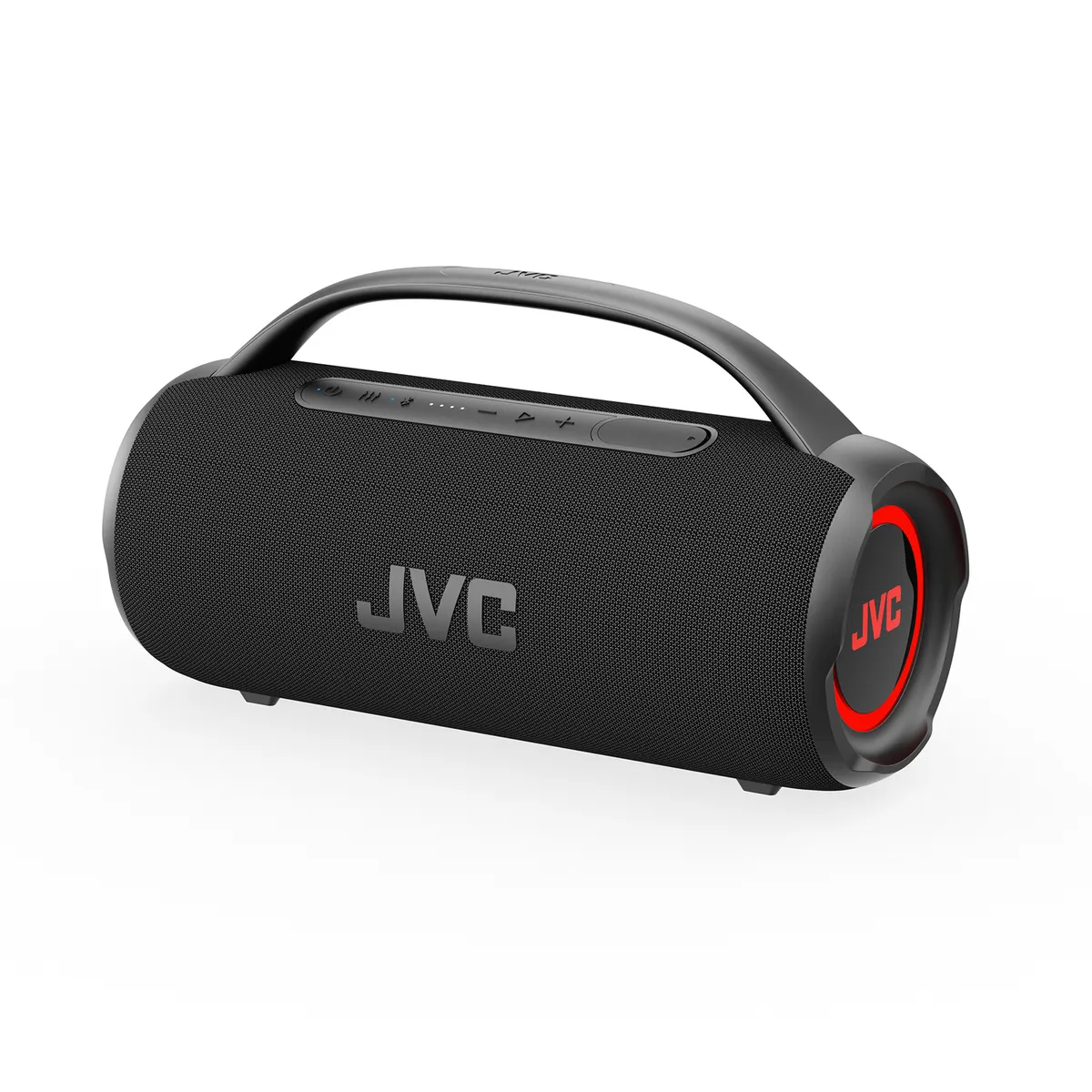 Parlante portátil JVC 30W RGB Ring Boombox Speaker IPX6 Water Resistant ...