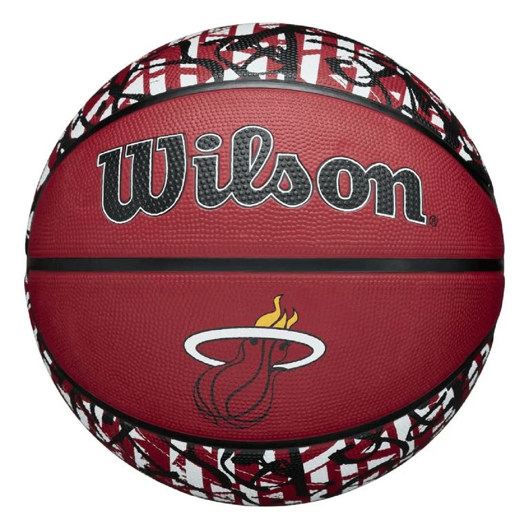 Balón de Basket Wilson NBA Graffiti Miami Heat No.7 WILSON | Falabella ...