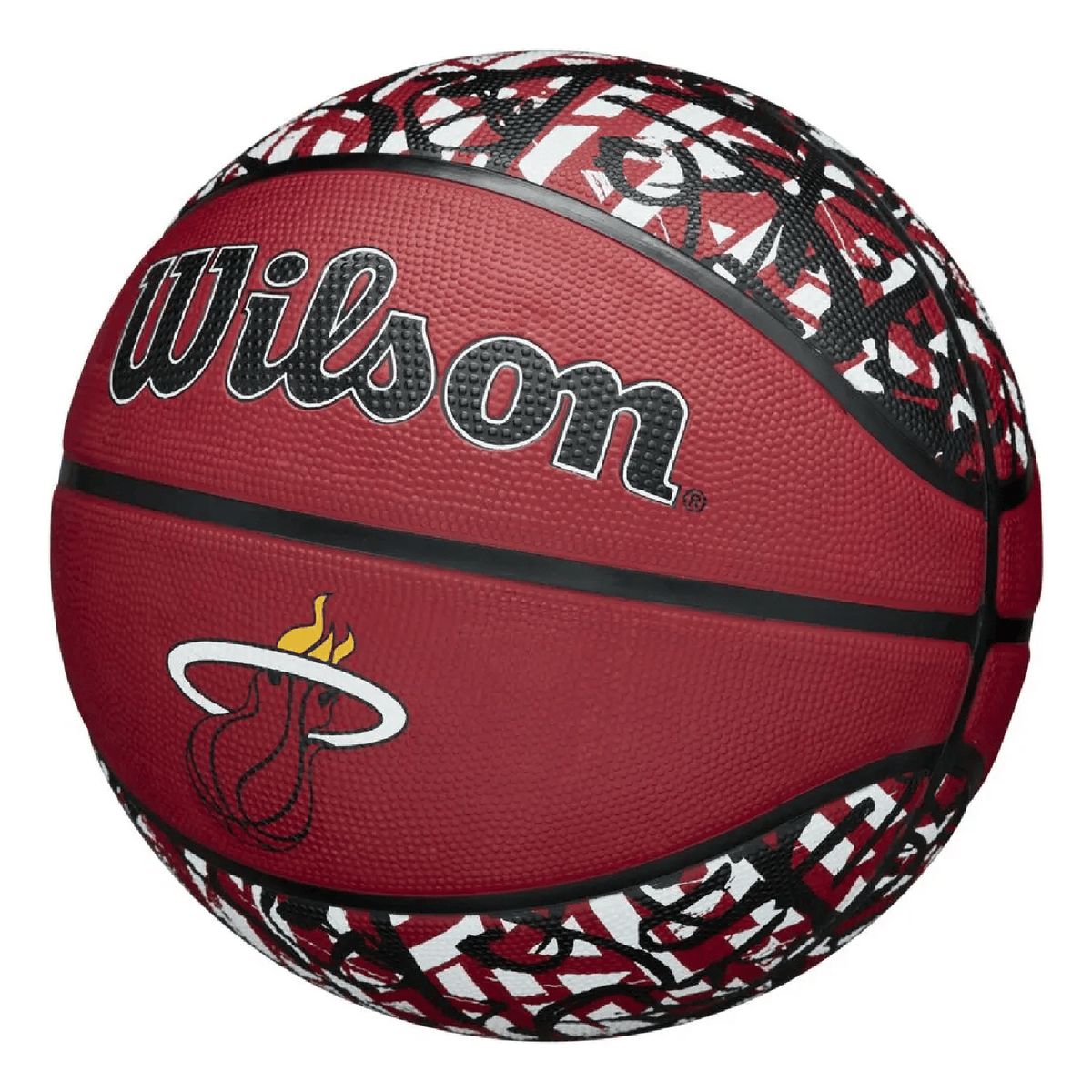 Balón de Basket Wilson NBA Graffiti Miami Heat No.7 WILSON | Falabella ...