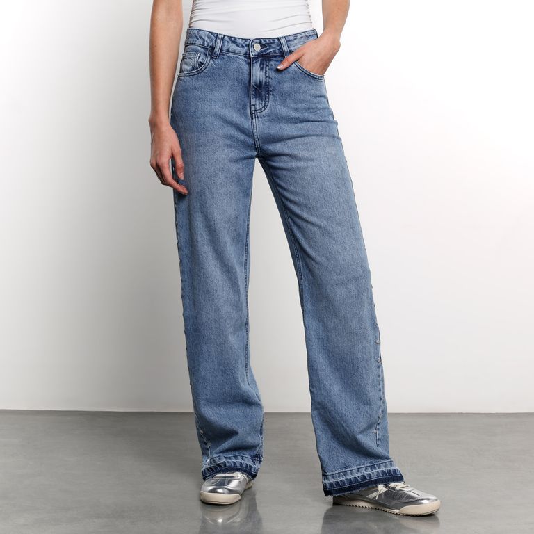 Jean Recto Mujer Tiro alto Denimlab DENIMLAB | Falabella Colombia