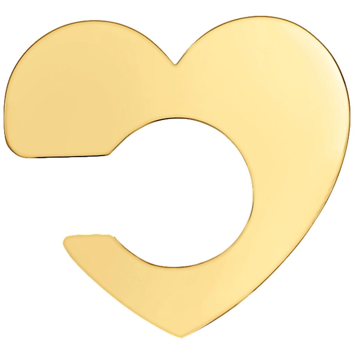 Earcuff corazón de acero dorado Galaxy TOUS | Falabella Colombia