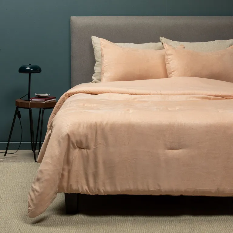 Edredón Liso de Poliéster 300 GSM Suede Mica MICA | falabella.com