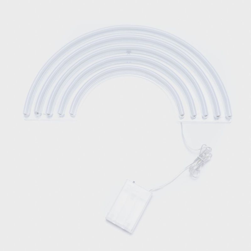 Letrero de Neón MICA para Decoración de Pared Arcoíris 33 x 32 cm MICA ...