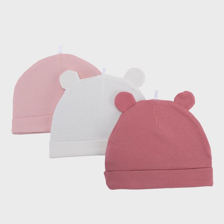 Gorros para Bebé niña Pack de 3 unidades de Algodón Yamp YAMP ...