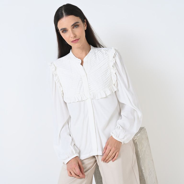 Blusa para Mujer con Boleros Manga larga Basement BASEMENT | falabella.com