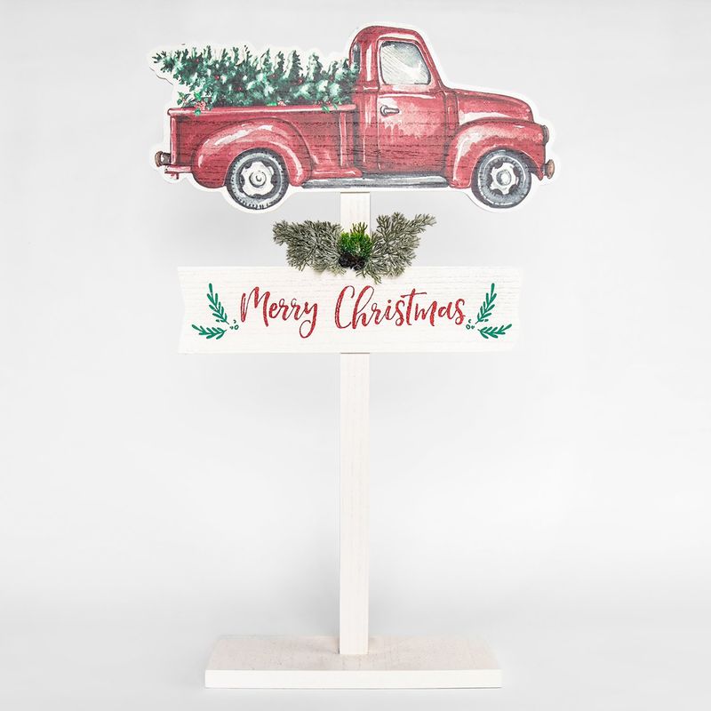 Adorno Navideño letrero 55 X12 x 76 cm Mica MICA | falabella.com