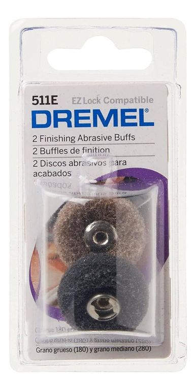 Discos Abrasivos Pulidores Gr 180,280 Easy Lock Dremel 511E | Sodimac Perú