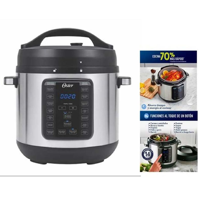 Multi Olla Bioceramica XL 7-5 Litros 14 Funciones CKSTPCEC8801 OSTER | falabella.com
