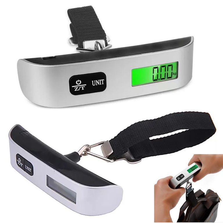 Balanza De Mano Digital Lcd 50kg Bascula Profesional Maletas GENERICO ...