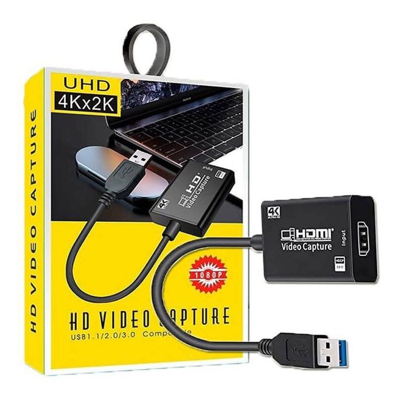 Capturadora De Video Usb 3.0 - Hdmi 4k 2k Y Fullhd - Seisa SEISA | falabella.com
