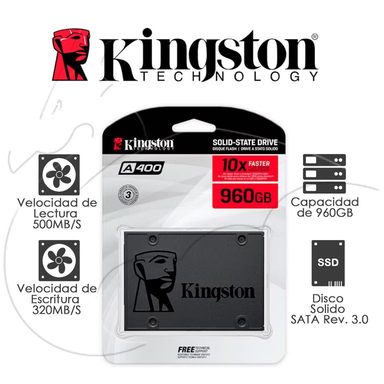 Disco Sólido 1tb Ssd Kingston Original 960gb | Sodimac Perú