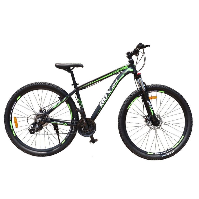 Bicicleta Box de Aluminio Aro 27.5 - Negro con Verde BOX BIKE ...