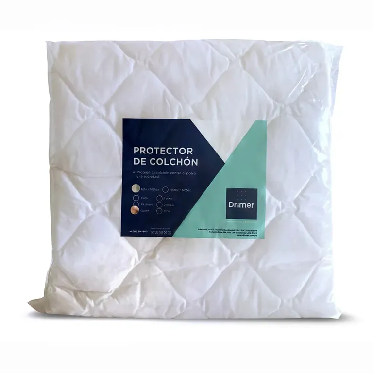 Protector de Colchón Simple T/N Blanco 1.5 Plazas DRIMER | falabella.com