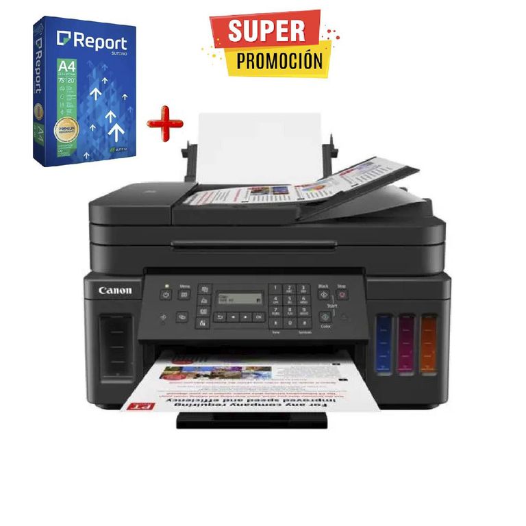 Impresora Canon Pixma G7010 Multifuncional ADF Wifi USB RED CANON ...