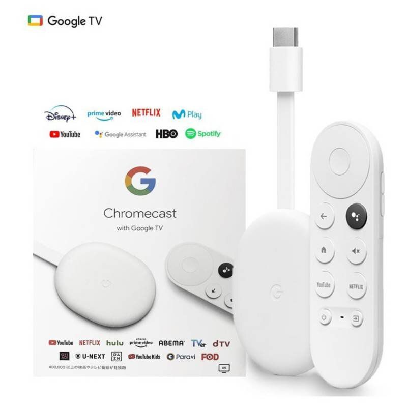 Chromecast 4 Google TV 4K Movistar Play Disney GOOGLE | falabella.com