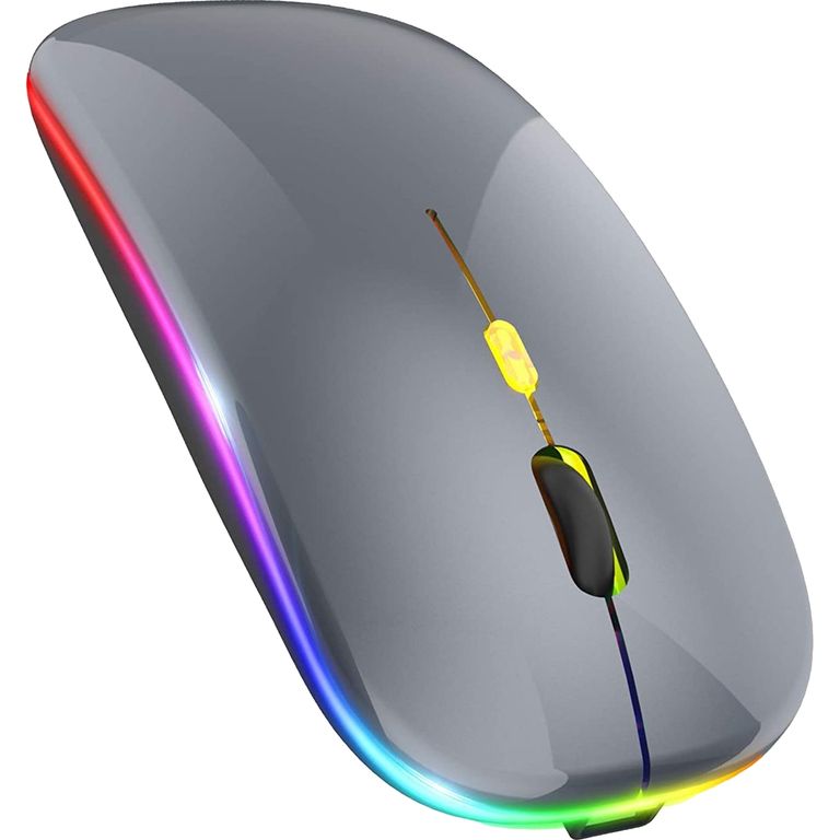 Mouse Bluetooth Recargable Dual con LUZ LED RGB - GY PREMIUM ...