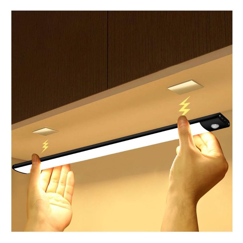 Luz Led recargable con sensor de movimiento - Amarillo GENERICO ...