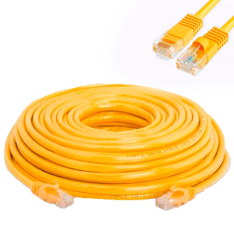 Cable De Red Internet Cat 6e Ethernet 30 Metros Alta Velocidad SEISA ...