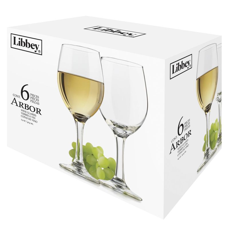 Set Copas Vino Blanco Arbor 414 ml x 6 LIBBEY | falabella.com