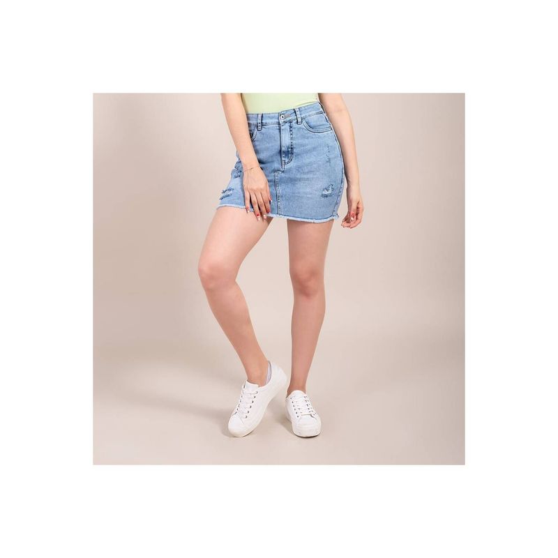 Falda 3/4 Denim Stretch Wikny Mujer PIONIER | falabella.com
