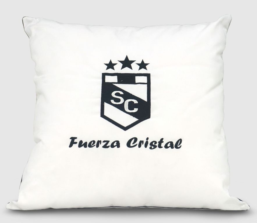 Cojin Decorativo Fuerza Cristal logo Negro ARLIN TEXTIL | falabella.com