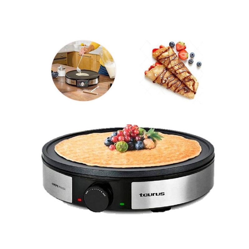 Crepera Antiadherente Taurus S164 1200W. | Sodimac Perú