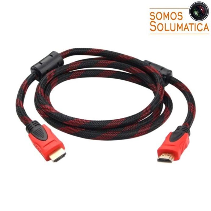 Cable Hdmi Punta Dorada - Seisa Full Hd 1080p - Enmallado 5 Metros ...