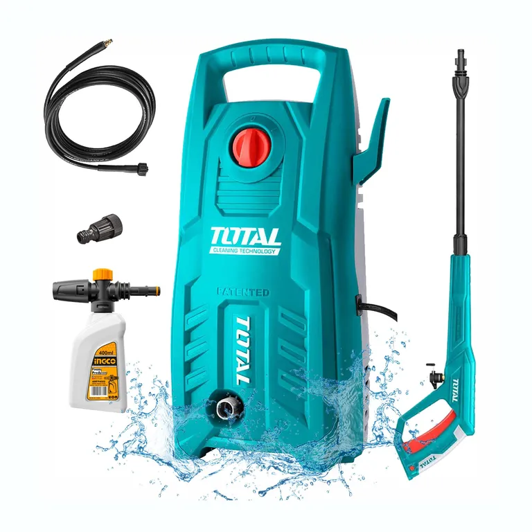 HIDROLAVADORA 1400W ELÉCTRICA 130BAR TOTAL SHAMPUNERA 400ML INGCO TOTAL TOOLS | falabella.com