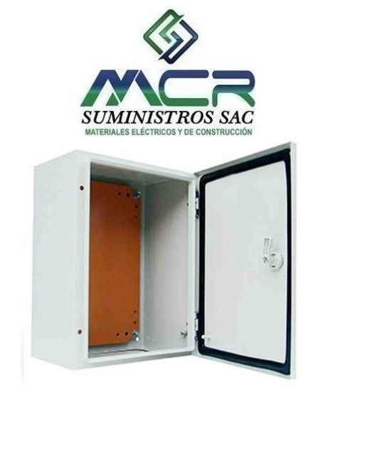TABLERO METALICO ADOSABLE 400X300X200 mm IP66 CON PLACA METALICA ...