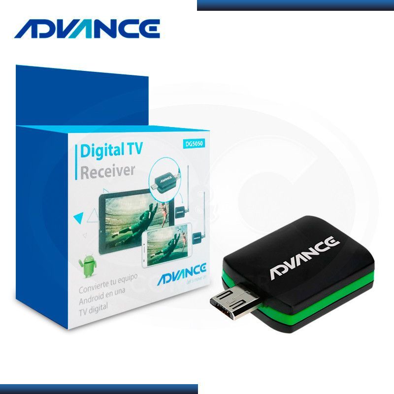 Receptor De TV Digital Advance Para Equipos Android OTG ADVANCE ...