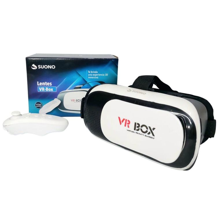 Lentes De Realidad Virtual Vr Box 360° Control Vr Bluetooth | Sodimac Perú
