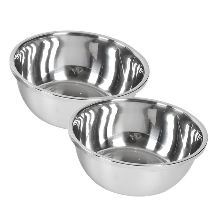 Set de 2 Bowls para Cocina de Acero Inoxidable de Repostería INSPIRA ...
