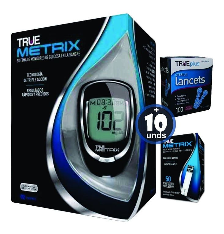 GLUCOMETRO TRUE METRIX MAS 10 TIRAS Y 10 LANCETAS NIPRO | Falabella Perú