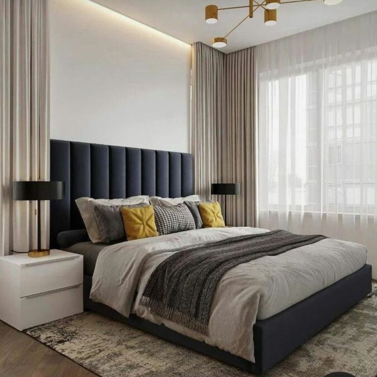 Cama Panel 2 Plazas - Negro GENERICO | falabella.com