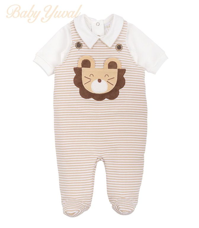 Set Overall Jacquard y Polo Camisero Rey León BABY YUVAL | falabella.com