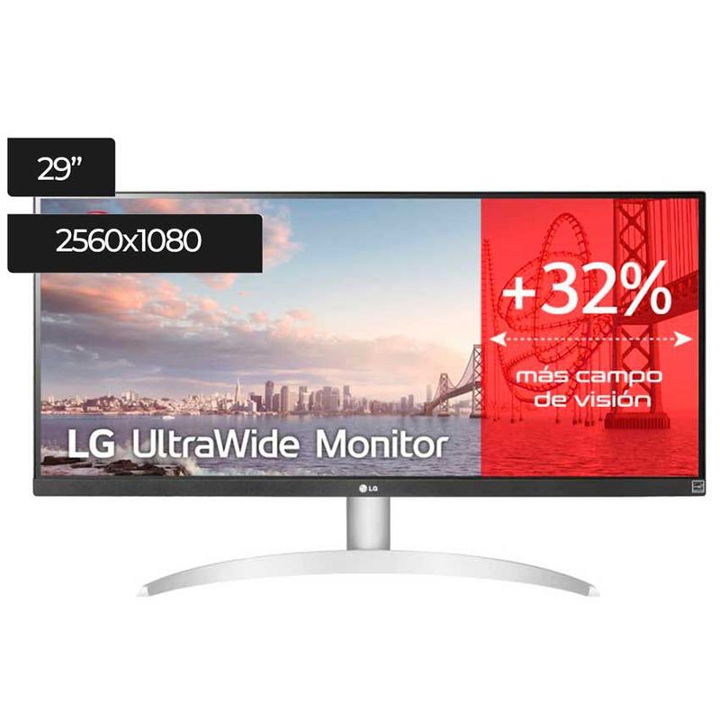 Monitor LG Ultra Wide 29WQ600-W 29 WQHD 2K IPS HDR10 LG | falabella.com