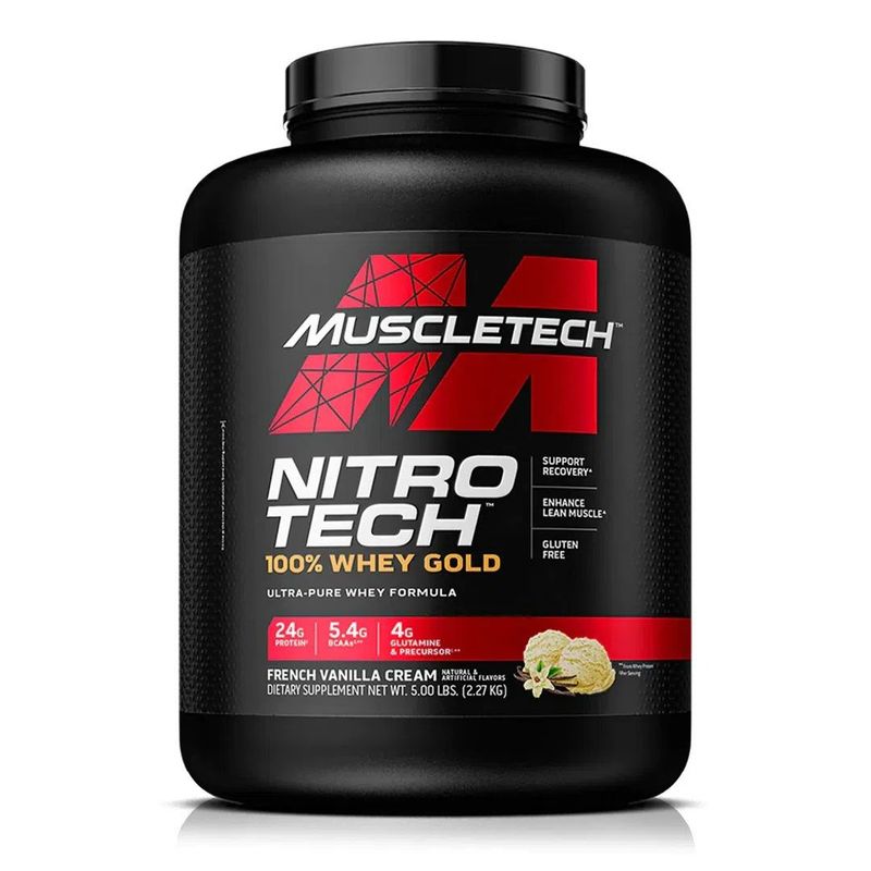 NITRO TECH 100% WHEY GOLD FRENCH VANILLA 5lb MUSCLETECH | falabella.com