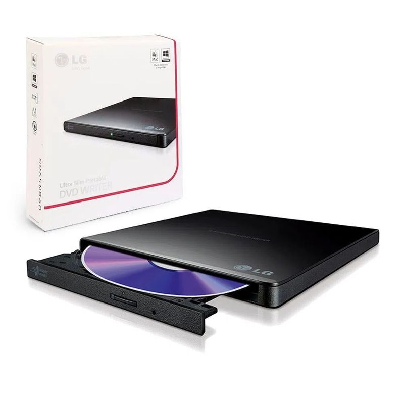 Multi Grabador Lector Externo LG DVD GP65 slim Ultra Cd LG | falabella.com