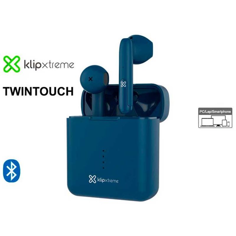 Auricular Bluetooth KLIP XTREME TwinTouch KTE-010 Azul KLIP XTREME | falabella.com