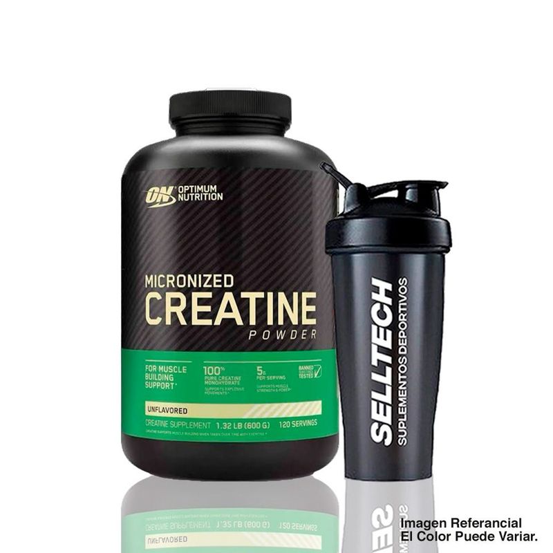 Creatina Monohidratada Optimum Nutrition 600gr OPTIMUN NUTRITION ...