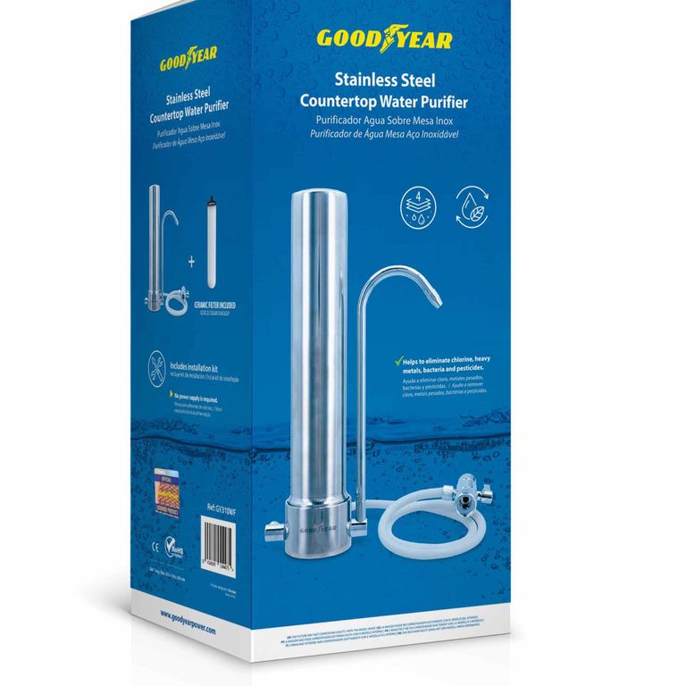 Filtro para Agua Goodyear Sobre Mesa Acero GOODYEAR | falabella.com