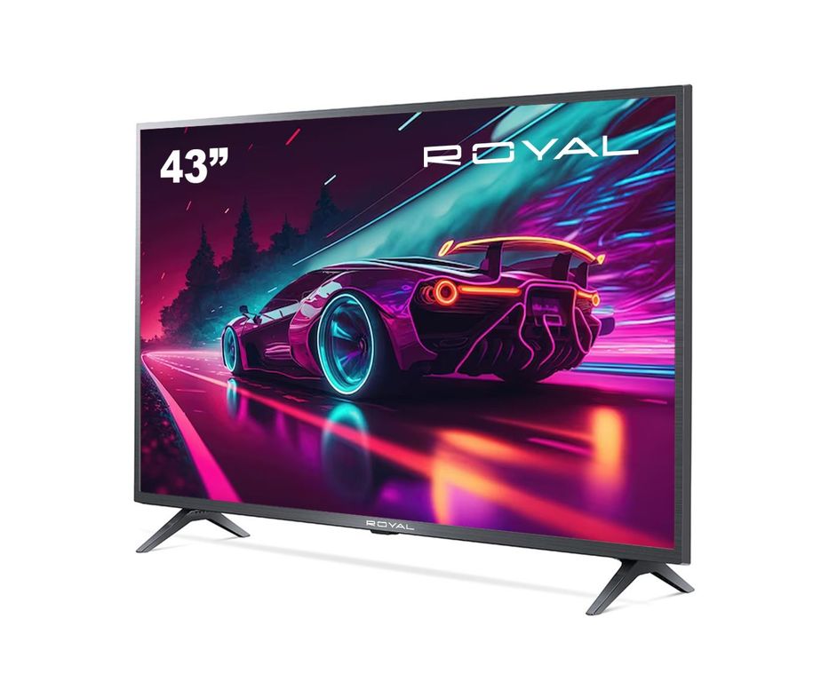 TELEVISOR LED SMART ROYAL FULL HD 43 PULGADAS RY-43SB NEGRO ROYAL ...