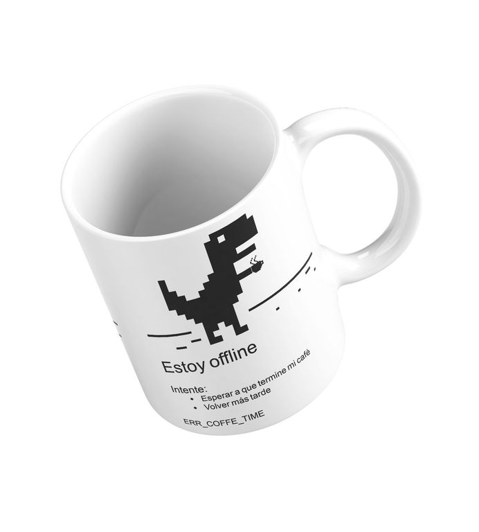 Taza Mug 11oz Estoy Offline | Sodimac Perú