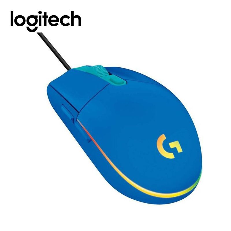 Mouse Logitech G203 Lightsync Optical 8000 DPI RGB Azul LOGITECH ...