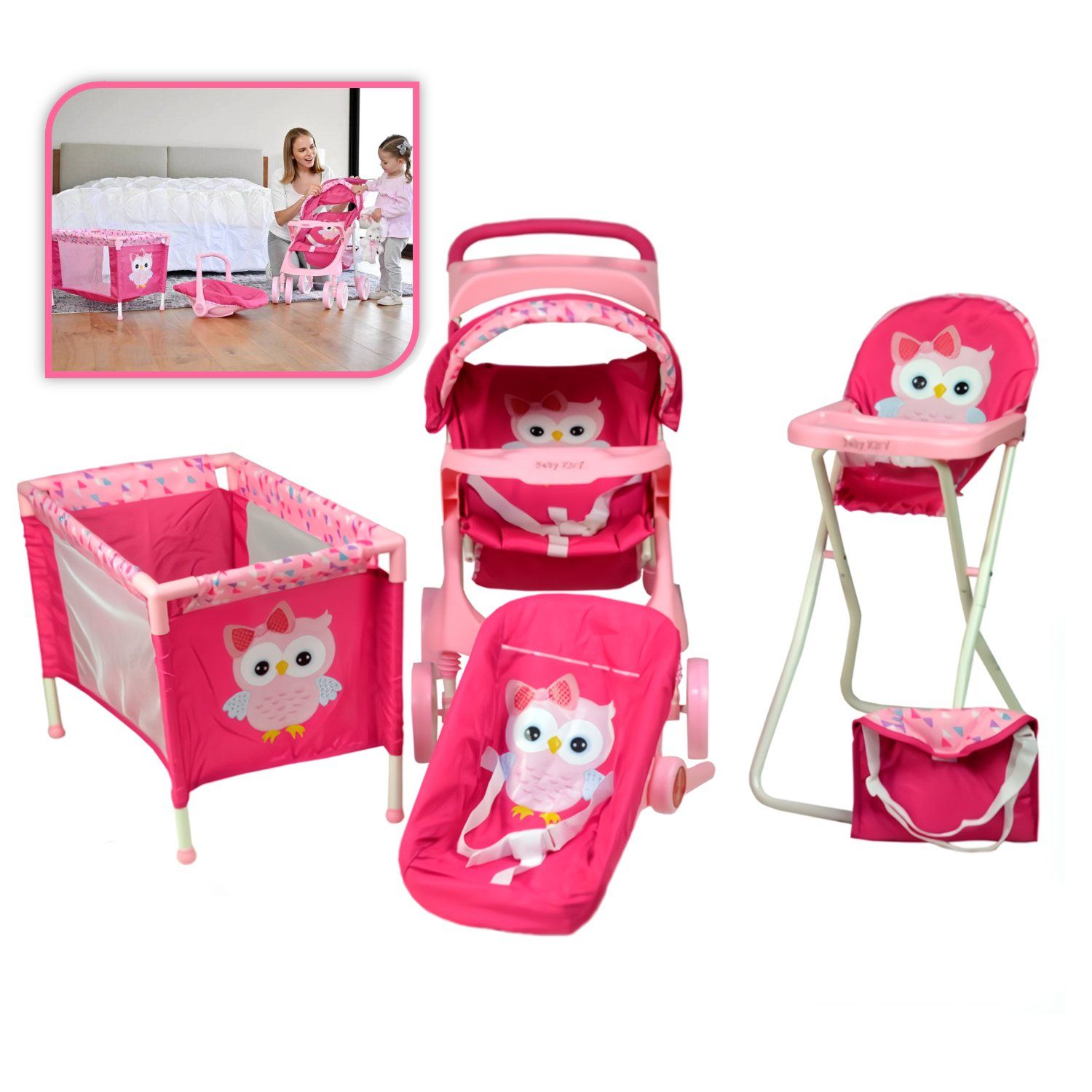 Set de Muñecas Baby Kits Maxi Doll Búho BABY KITS | falabella.com