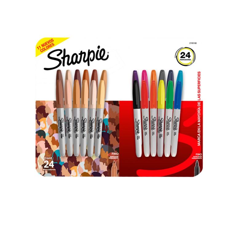 Sharpie Punta Fina Portraits x24 Marcadores SHARPIE | falabella.com
